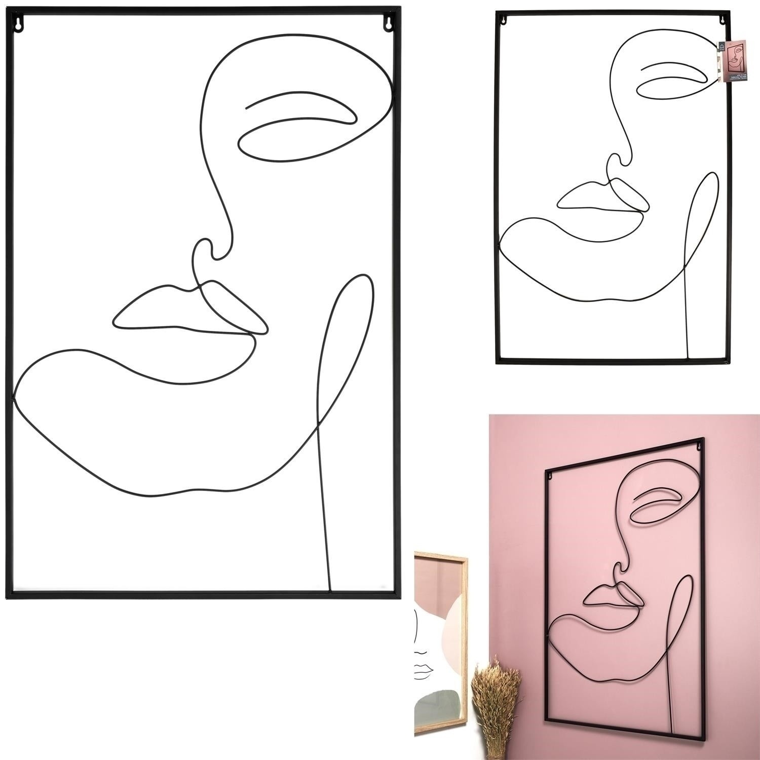 Kovový obraz Arty čierny - Nábytok Pegas