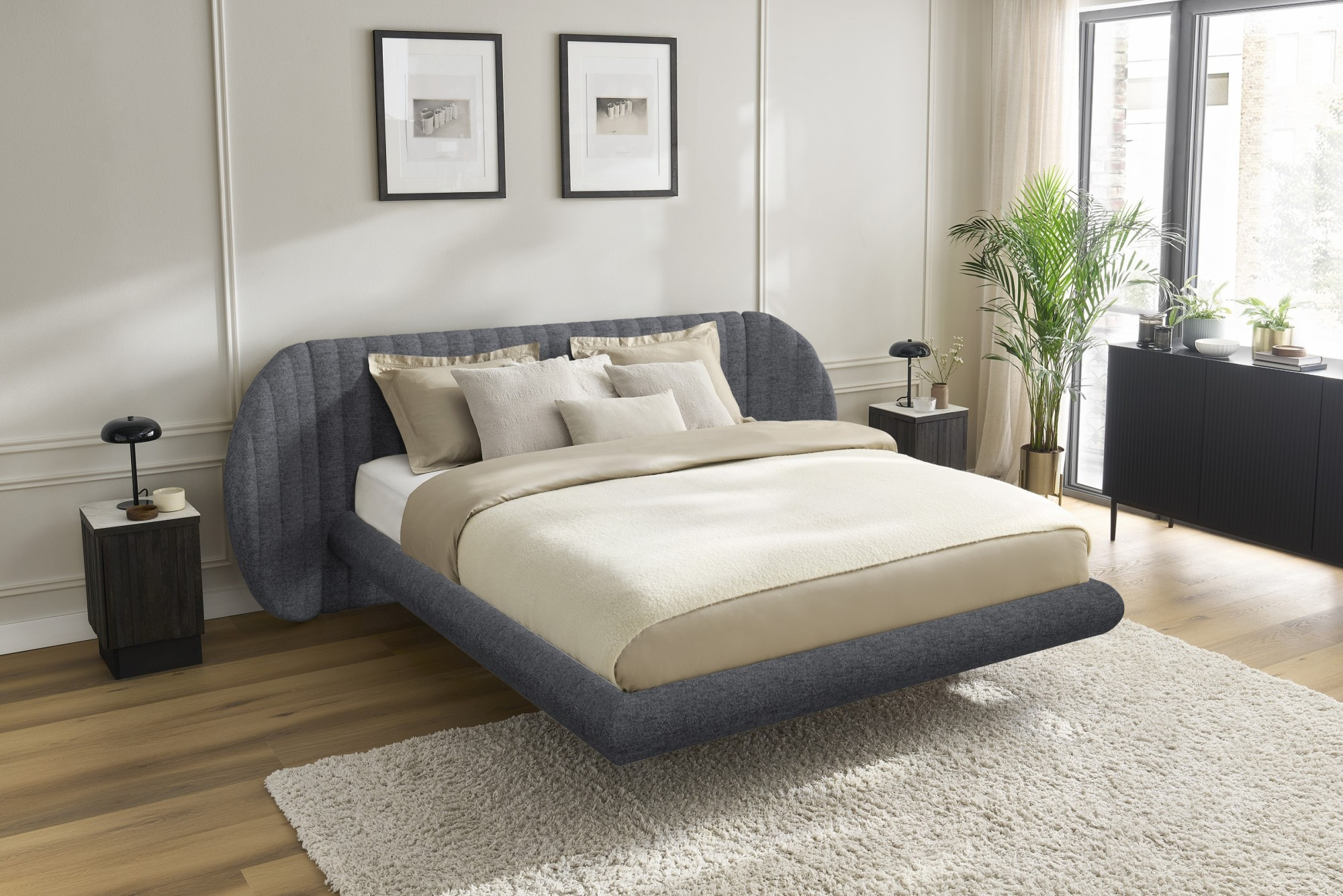 Posteľ Galin levitujúca / 180x200 / Raven 16 - Nábytok Pegas