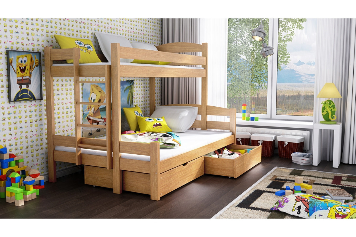 Poschodová posteľ Lovic PPS 001 80x200 Certifikát - Nábytok Pegas