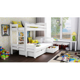 Poschodová posteľ Lovic PPS 001 80x200 Certifikát - Nábytok Pegas