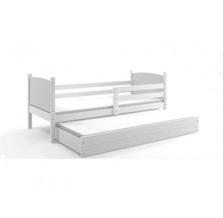 Posteľ z masívneho dreva pre 2 deti TAMI 2 - biela/biela - Nábytok Pegas