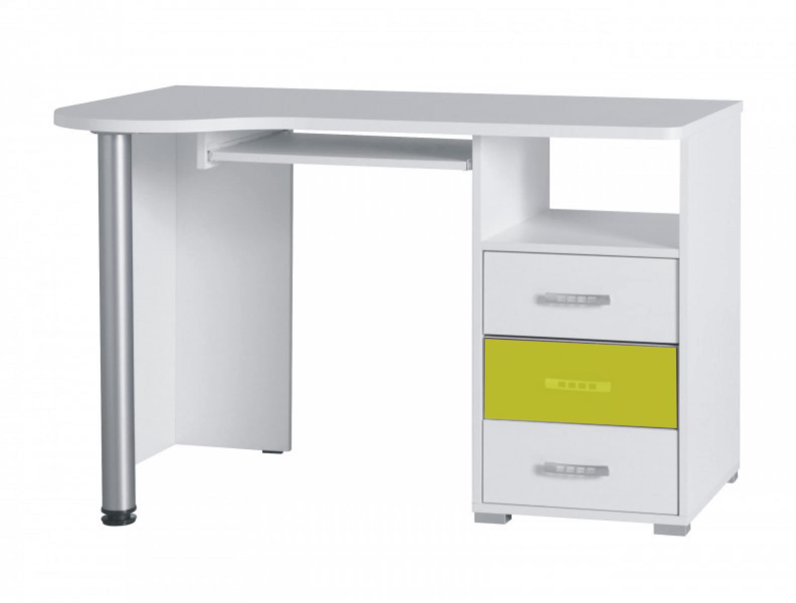 Stôl Nemo R11 biely/seledyn lesk - Nábytok Pegas