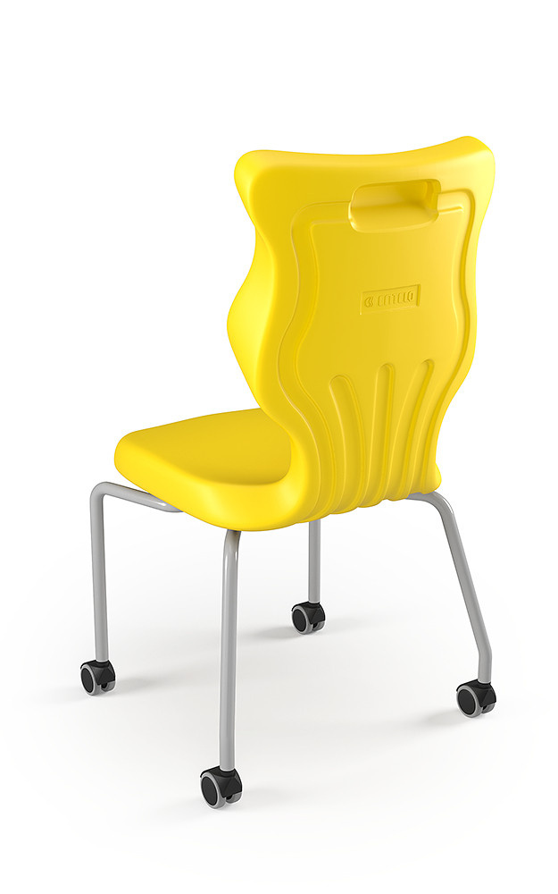 Židle Spider Move velikost 5 sedák žlutý/šedý rám - Nábytok Pegas